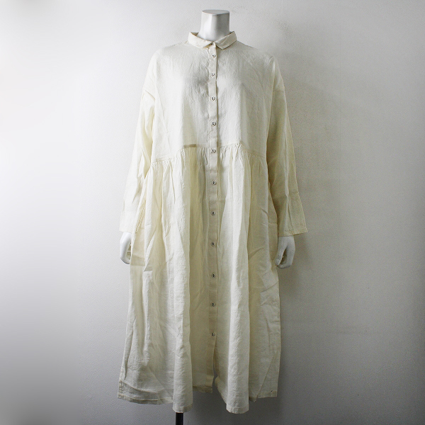：TSUHARU BY SM2 Samansa Mos2 ツハルバイサマンサモスモス 綿麻ギャザーシャツワンピース « ナチュラルブランド宅配買取専門店 ナチュラーレ